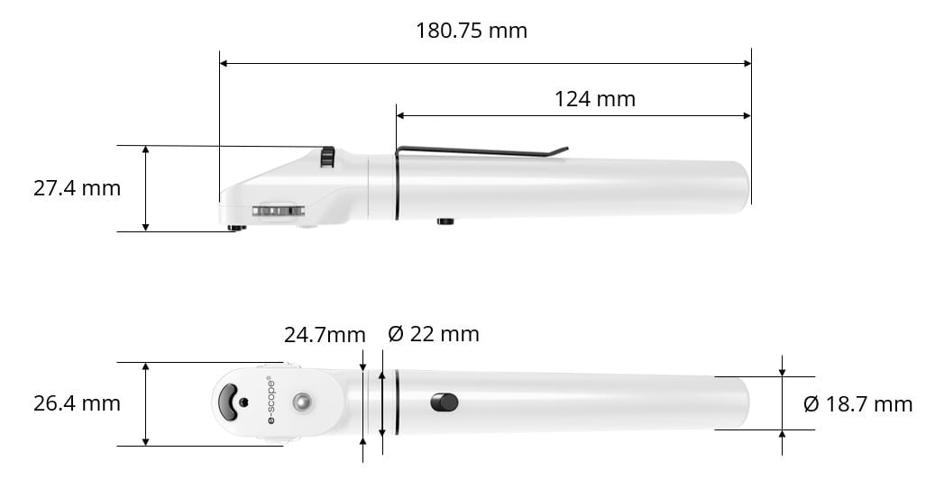 e-scope Pocket Ophthalmoscope - Halomedicals Systems - USA